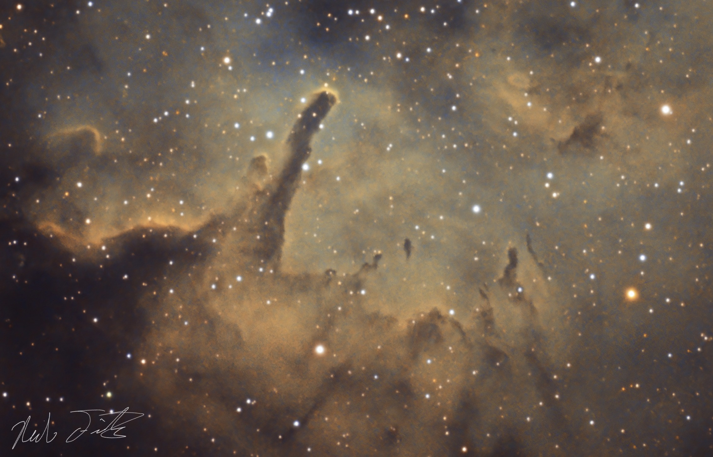 Ngc6823 The Tower of Creation - NickFritz.com